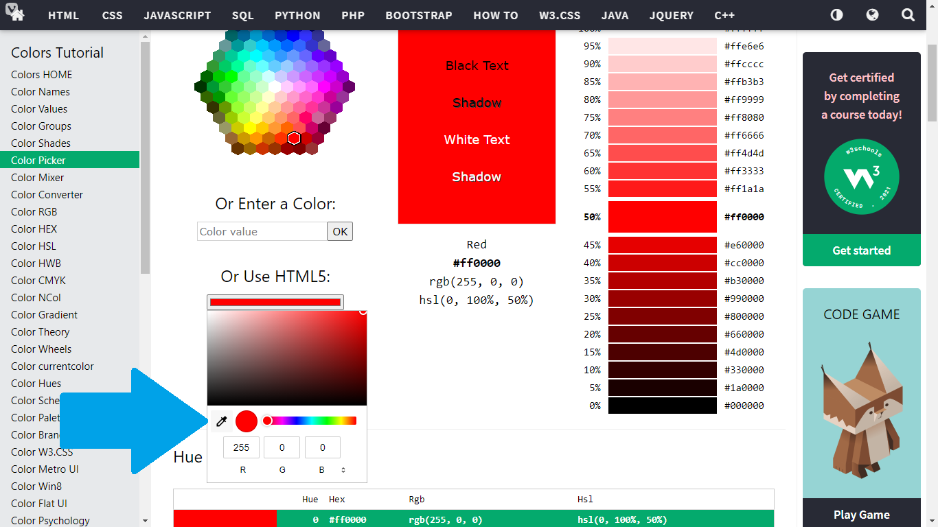 HTML5 Color Picker Doesn t Work Vivaldi Forum
