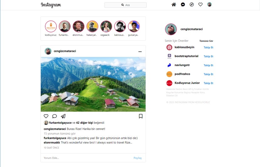 GitHub - cemcelikgh/instagram-clone-kodluyoruz-patika: instagram-clone ... GitHub - cemcelikgh/instagram-clone-kodluyoruz-patika: instagram-clone ...