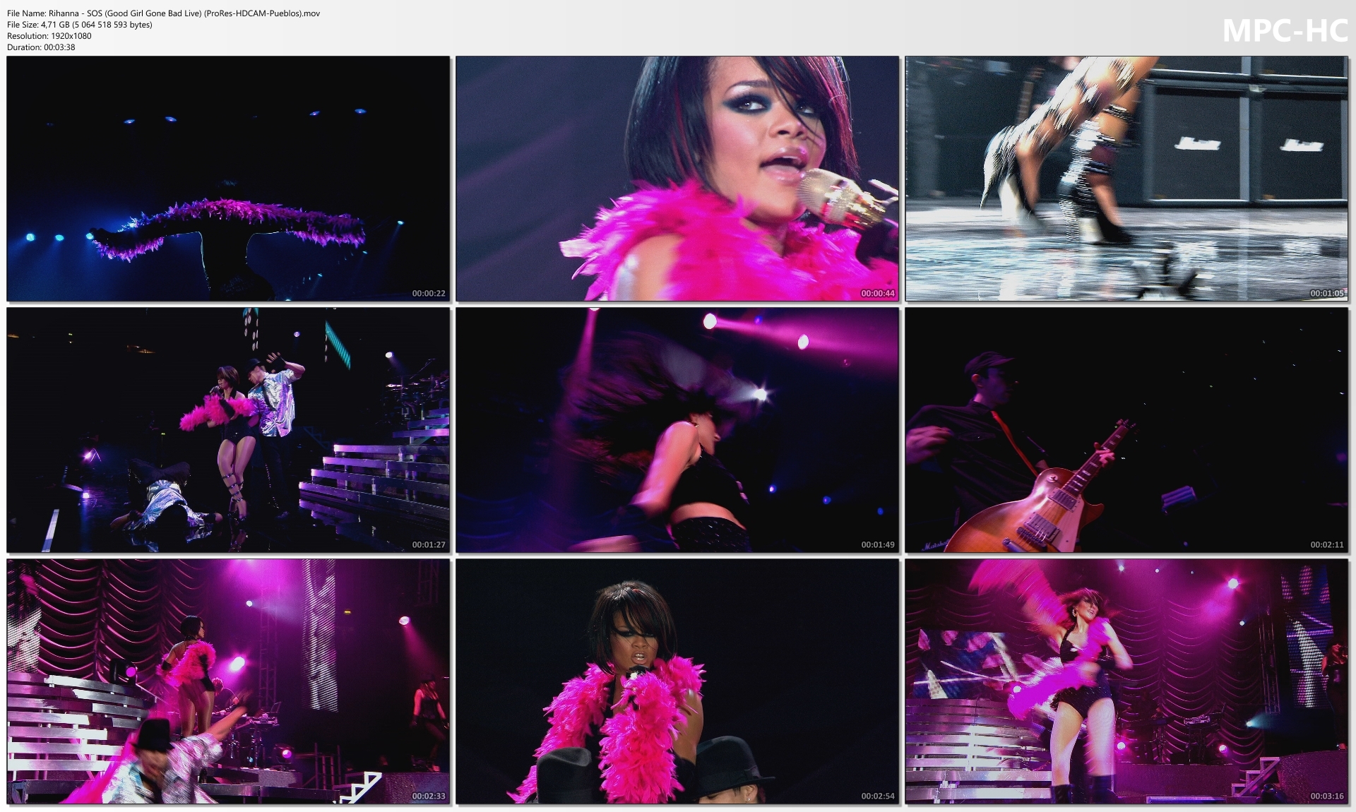 Rihanna Sos Good Girl Gone Bad Live 1080i Prores Sharemaniaus