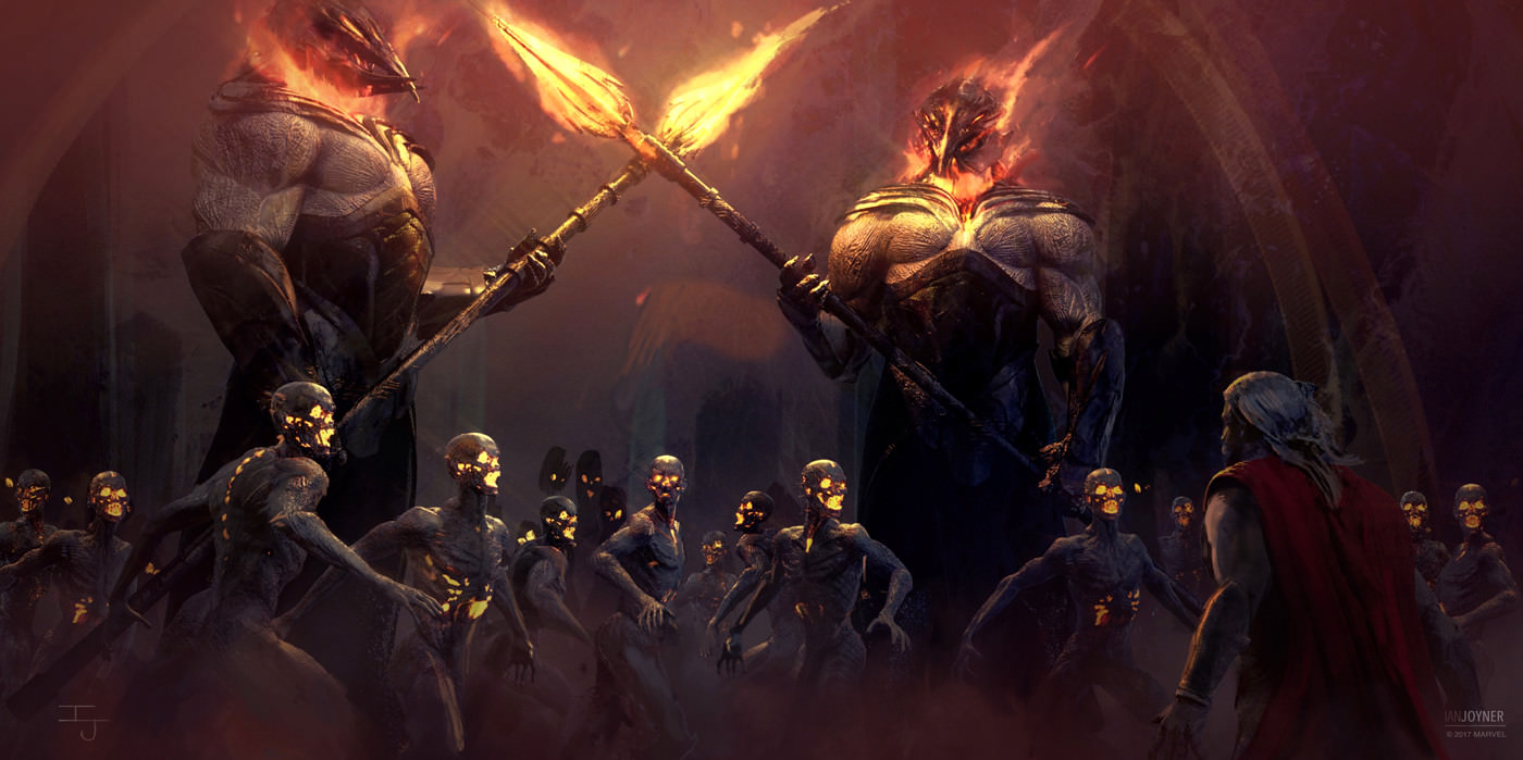 Thor Ragnarok Concept Art Reveals Shocking New Designs For Surtur Hela And The Rest Of The